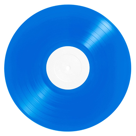 7 inches blue color vinyl pressing